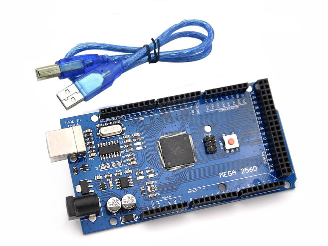 Placa Mega 2560 Compatible con Arduino + Cable USB – Afel