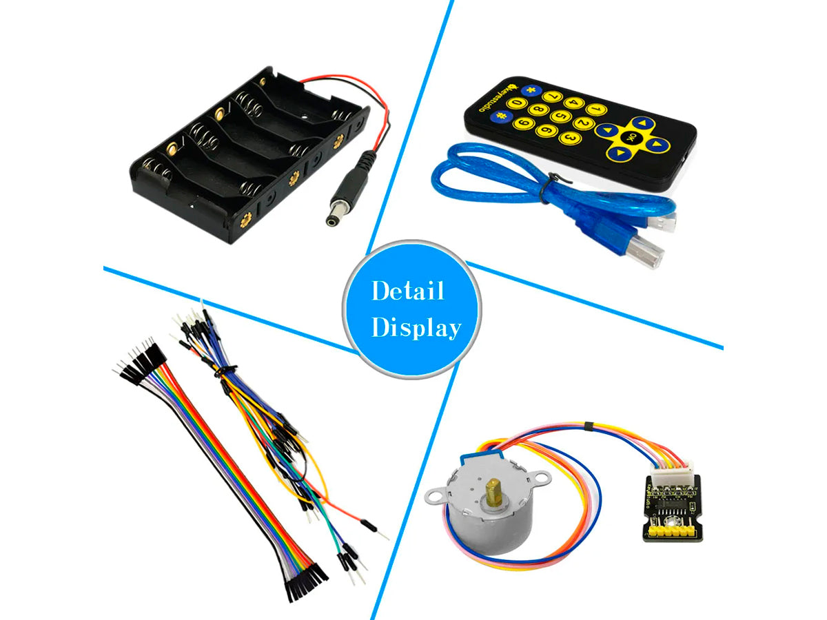 Kit Advance Study 28 proyectos Keyestudio - Placa Mega – Afel